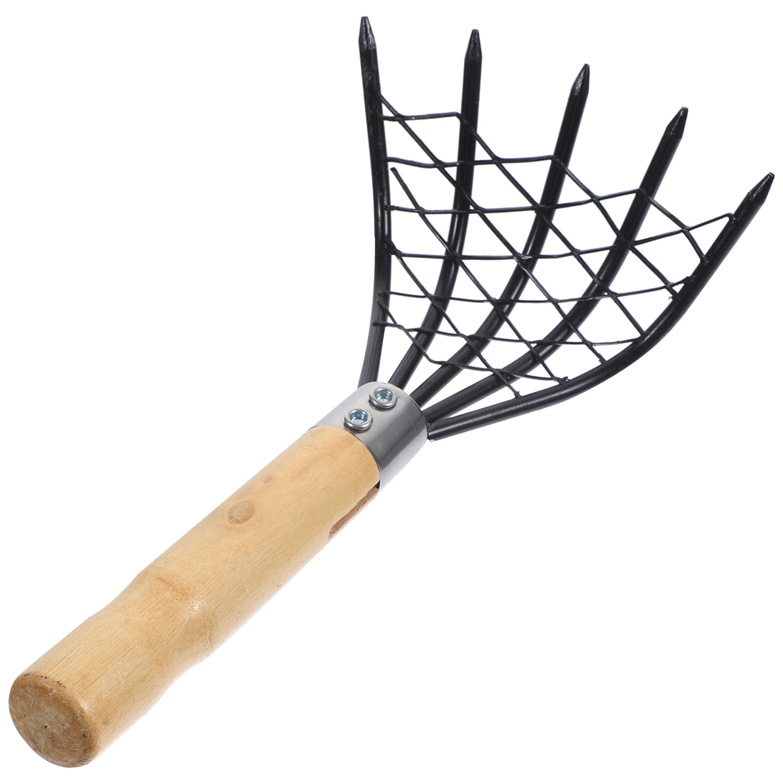 with Mesh Rake Clam Digging Shell Tool Seafood Scraper Seaside Black ...