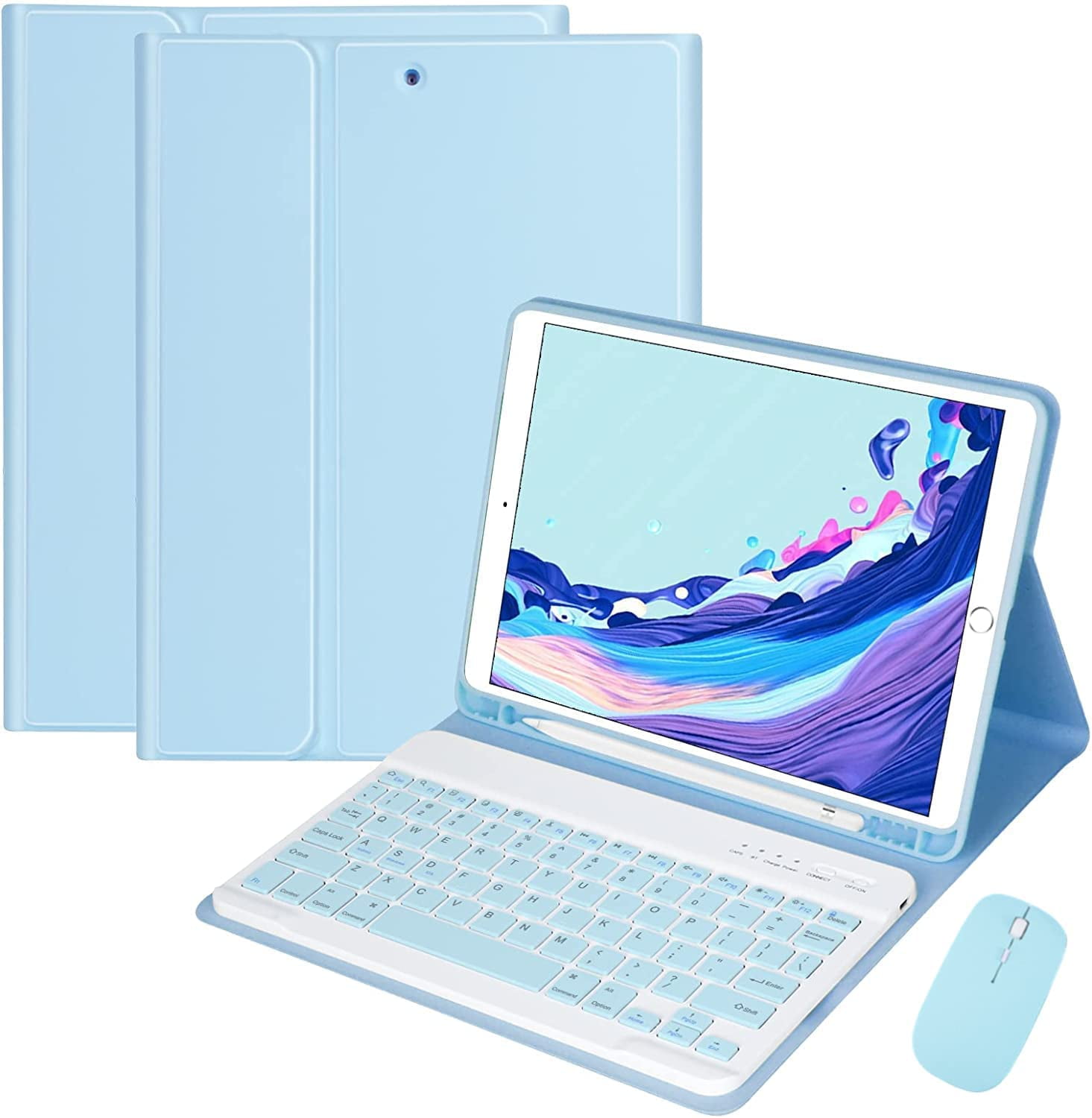 with Mouse Keyboard case for Galaxy Tab A7 10.4 inch 2020 SM-T500/T505 ...