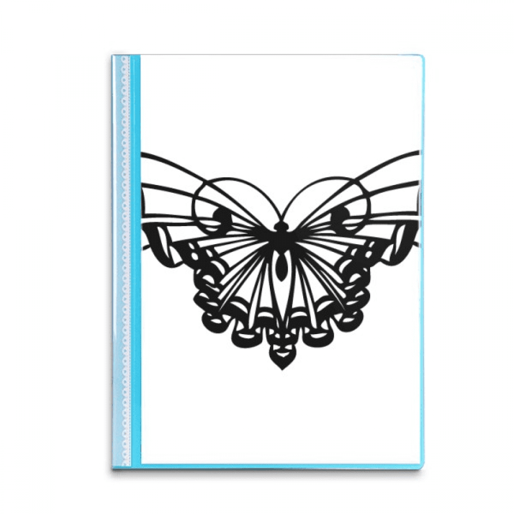 with Ruffle Wing Book Sheet Protectors Portfolio Binder Folder ...