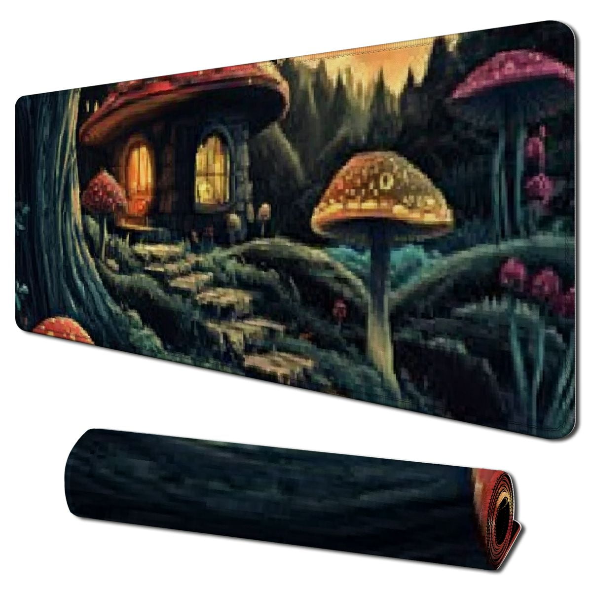 with Wild Animals Desk mat, Gaming Desk Pad, Aesthetic Desk Mat, Extra ...