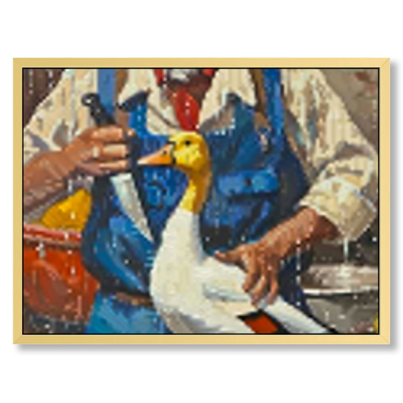 with a Duck Poster Decorative Living Room Prints Home Bedroom Decor ...