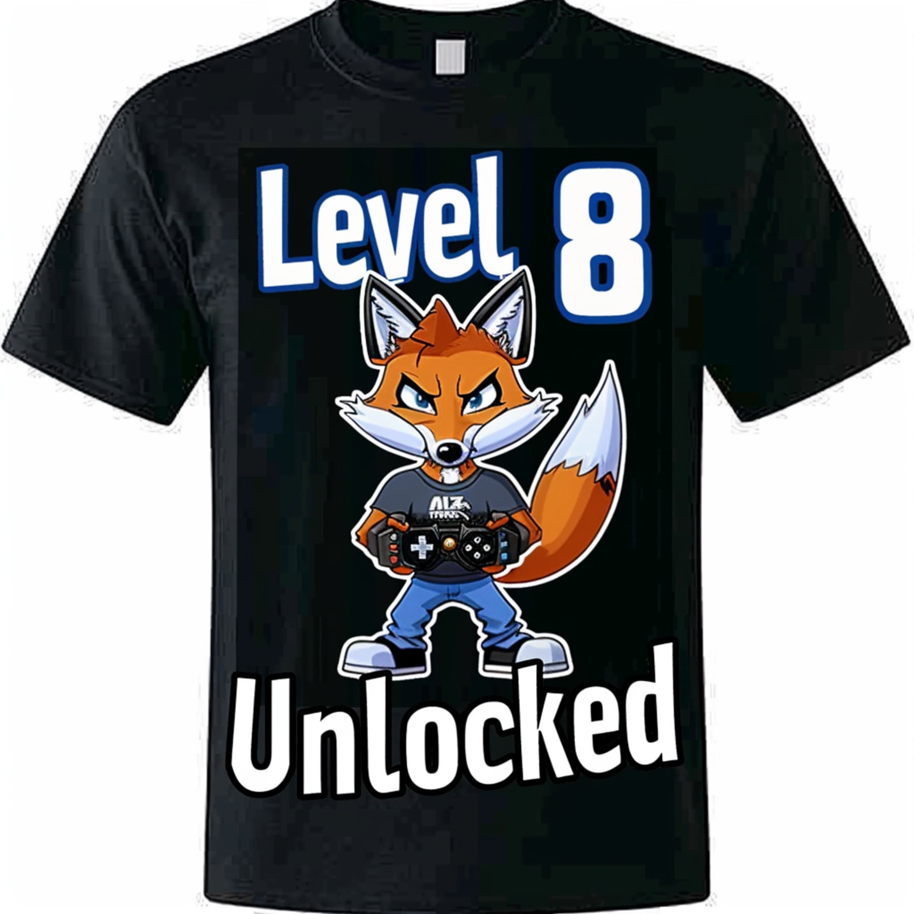 with this Cool Fox Gamer T Shirt Unleash Your Gaming Skills in Style ...