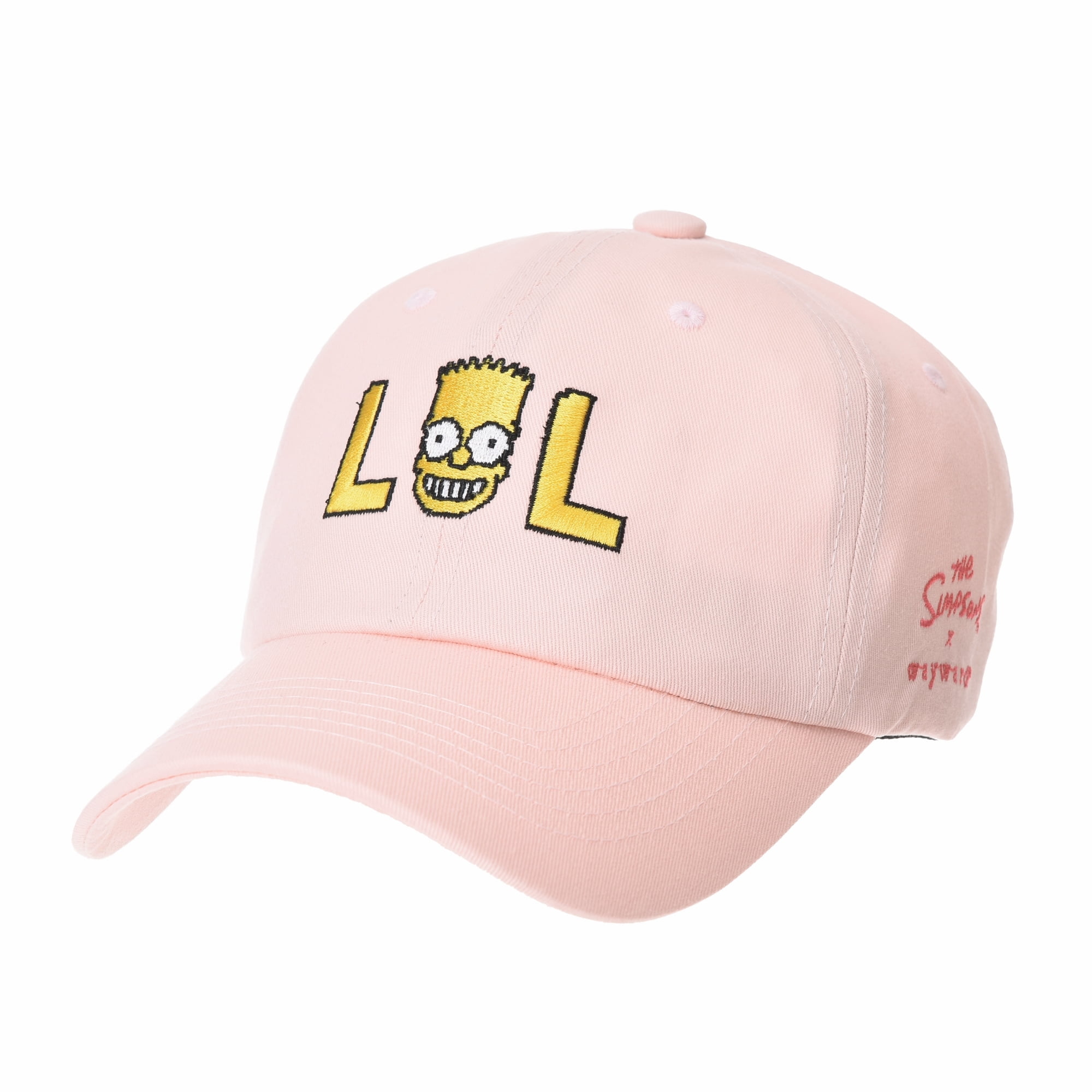 withmoons Men's The Simpsons Cotton Baseball Cap, Pink - Walmart.com