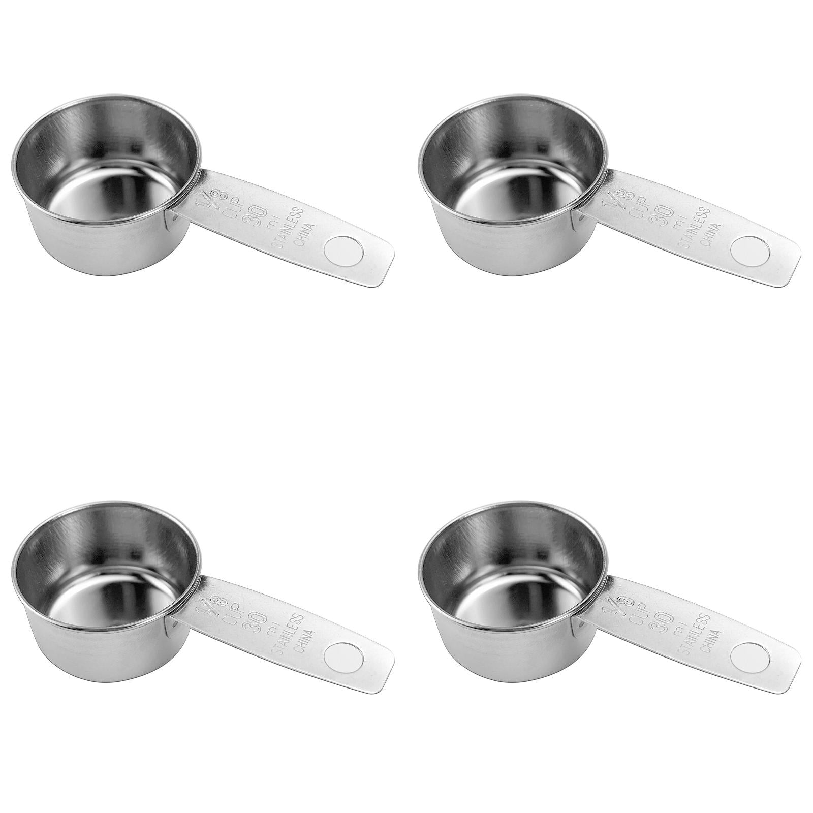 witspace 1/8 Cup Measuring Cup, 30ml Scoop, Stainless Steel Measuring ...