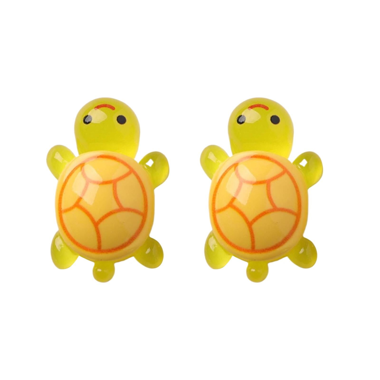 witspace 2 Pcs Mini Turtles, Tiny Resin Turtles Figurines to Hide, Mini ...