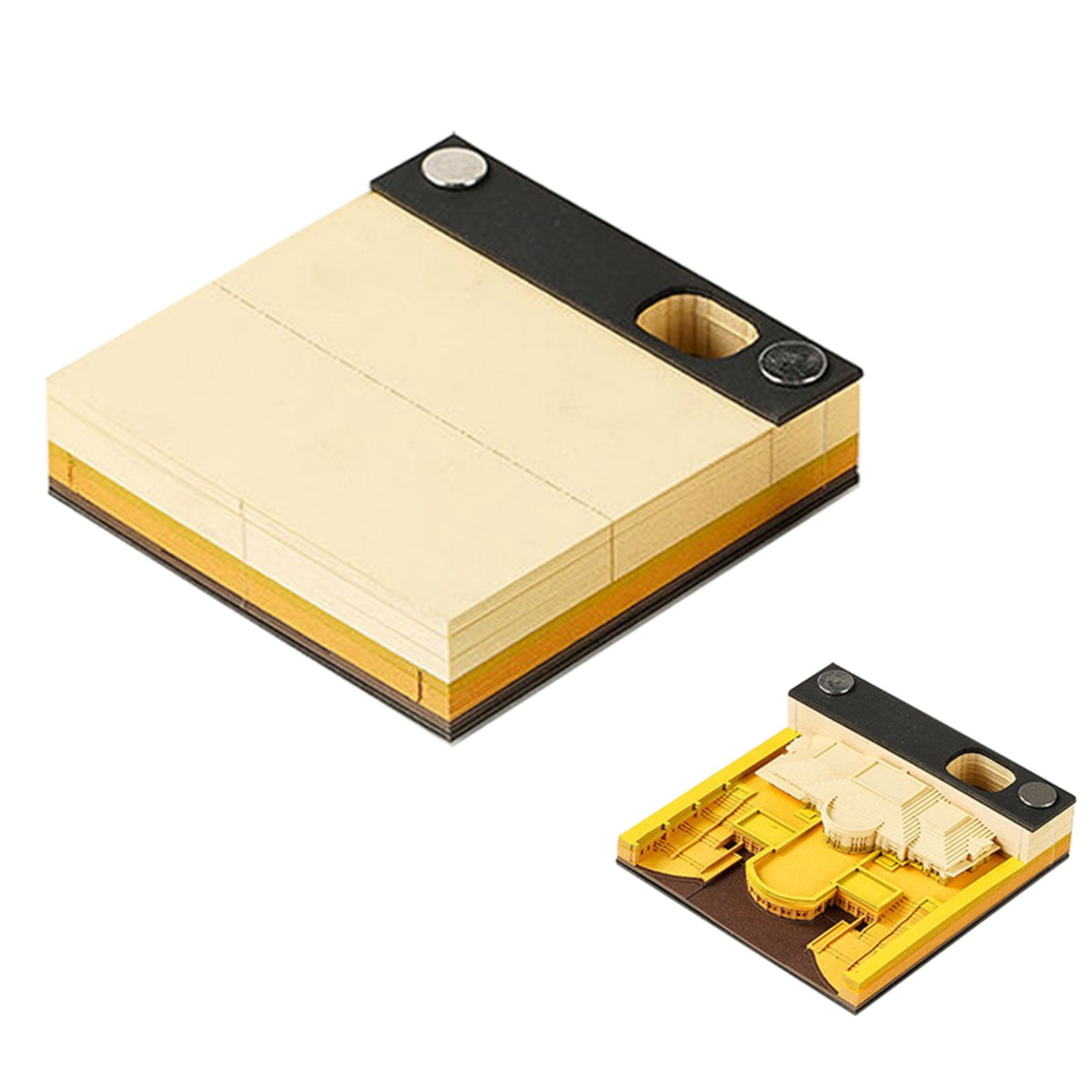 witspace 3D Calendar 2025 Time Piece Calendar, Tear-Away Notepad ...