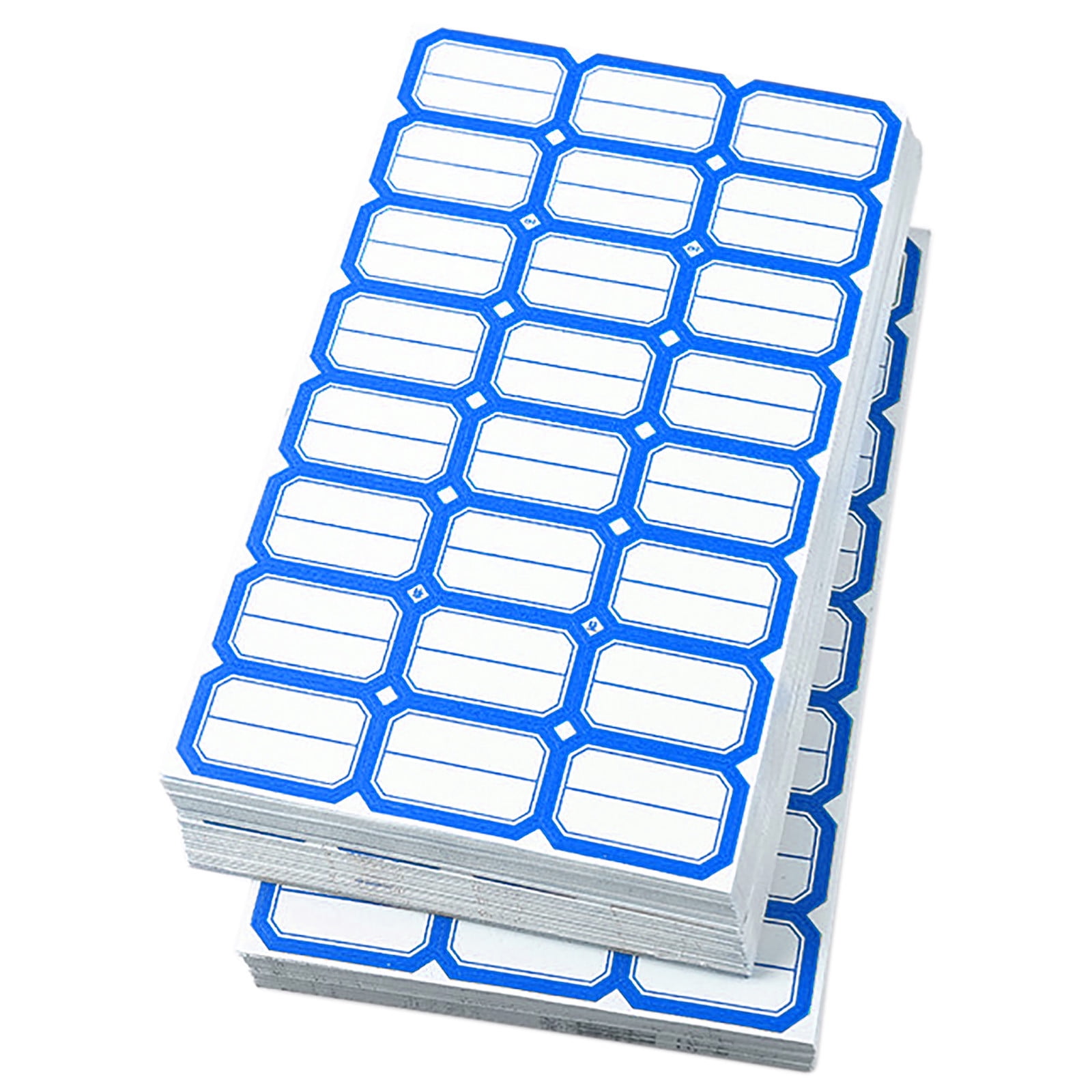 witspace 50 Pcs Name Tag Stickers Colorful Border Label Self-Adhesive ...