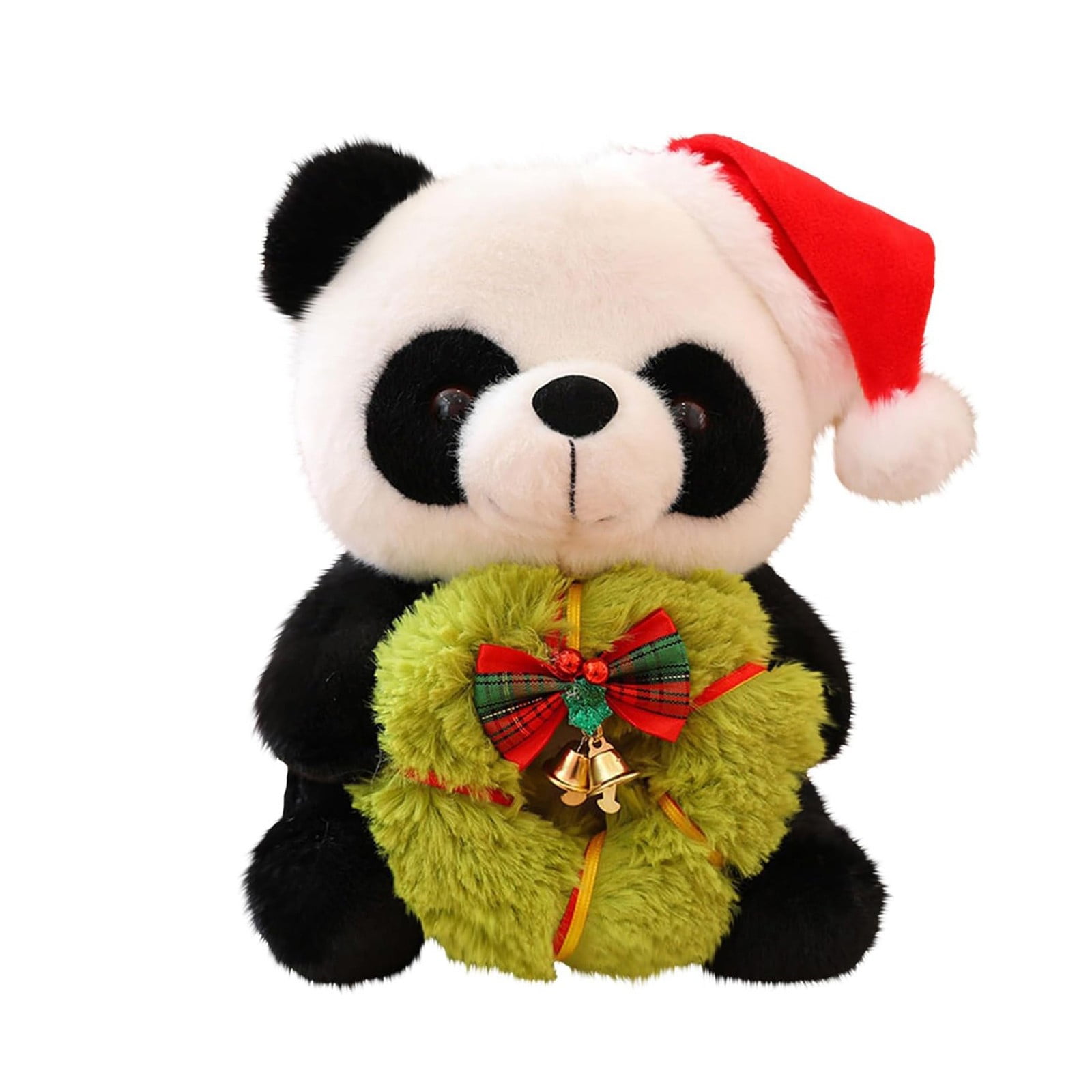 witspace 9.8" Cute Panda Stuffed Animal Christmas Panda Plush Toy Soft ...