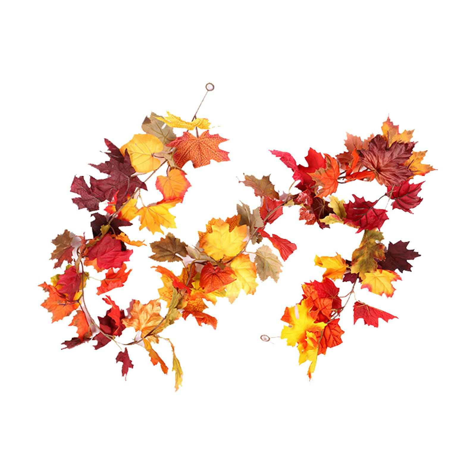 witspace Artificial Plants for Outdoors 1.7M Fall Maple Leaves Lighted ...