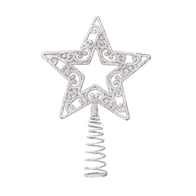 witspace Christmas Tree Topper, 8 Inch Tree Toppers Lighted Star ...