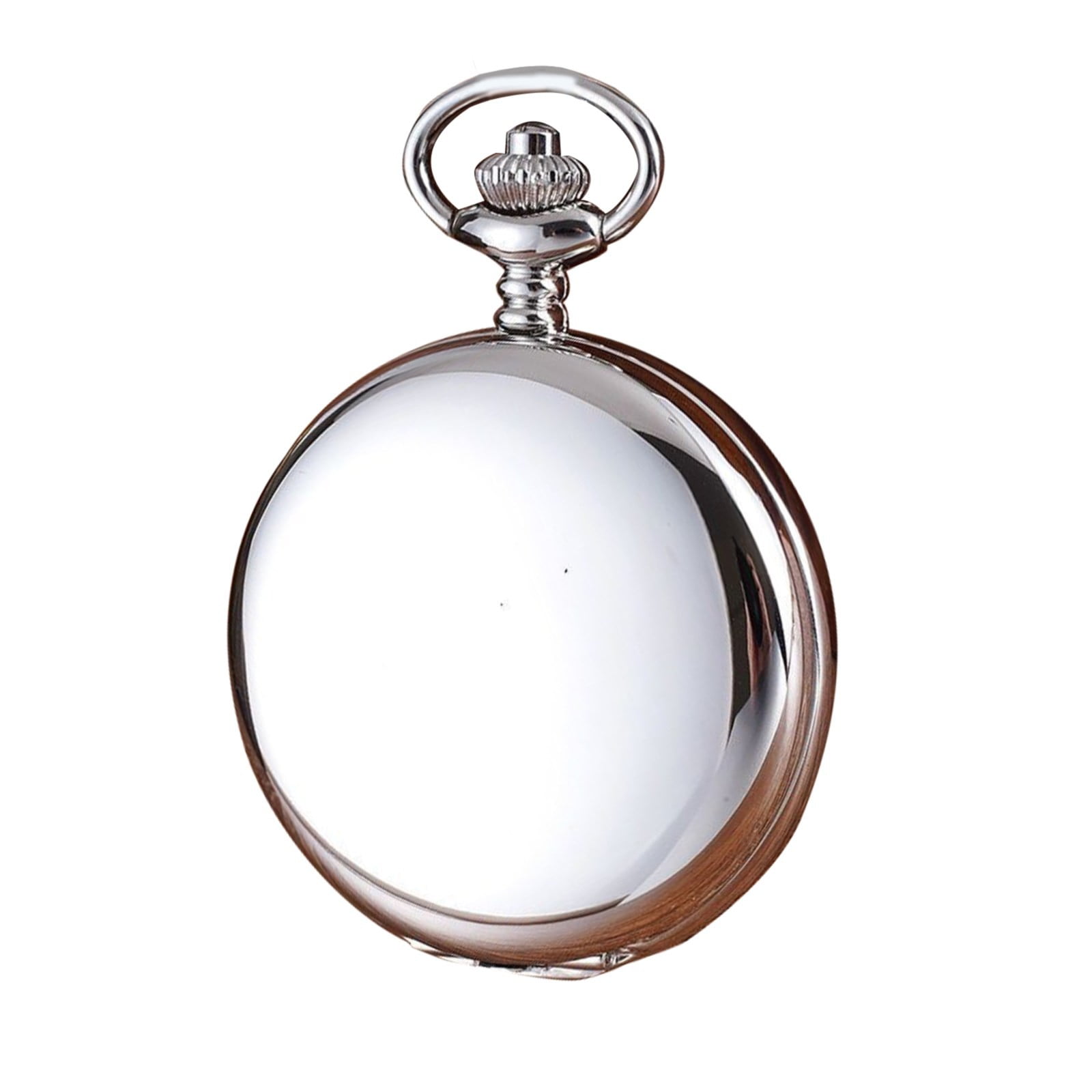 witspace Classic Smooth Surface Vintage Quartz Pocket Watch, Arabic ...