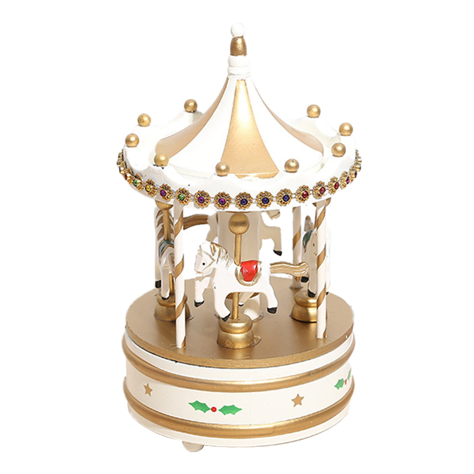 witspace Clearance! Carousel Music Box Horse Gift - Rotating Snow Globe ...