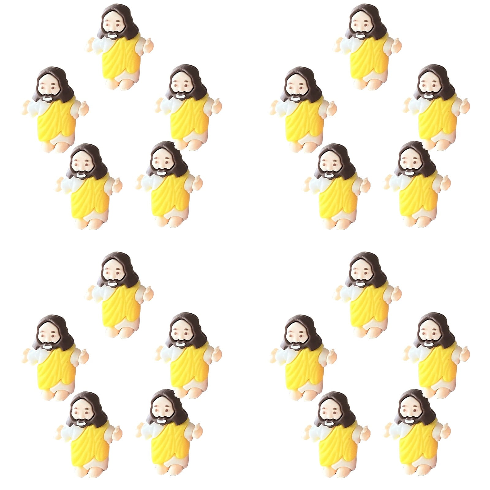 witspace Mini Jesus Figures Original Design Mini Rubber Jesus Toys to ...