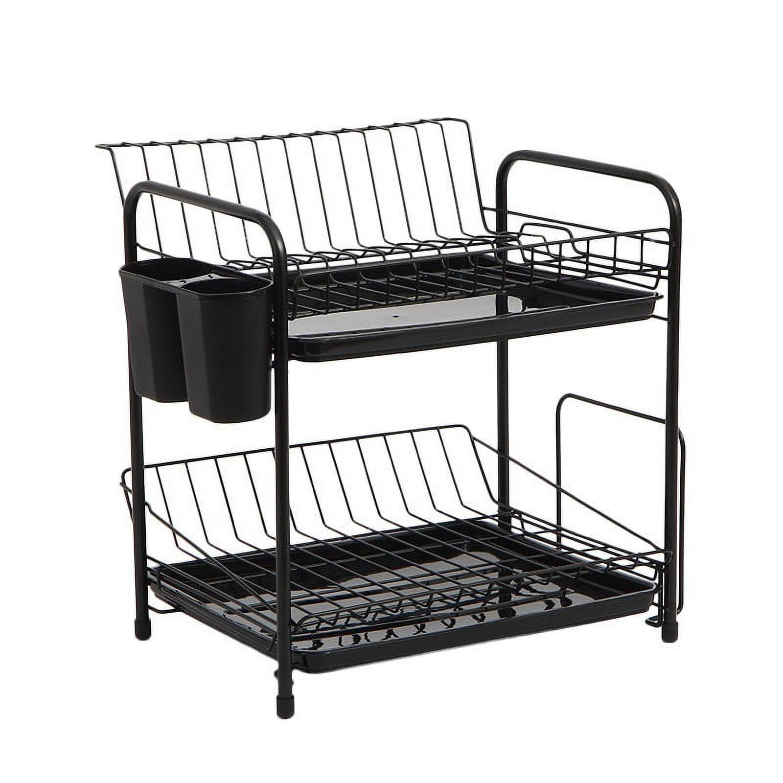 witspace Dish Drying Rack - Stainless Steel 2 Tier Dish Racks with ...