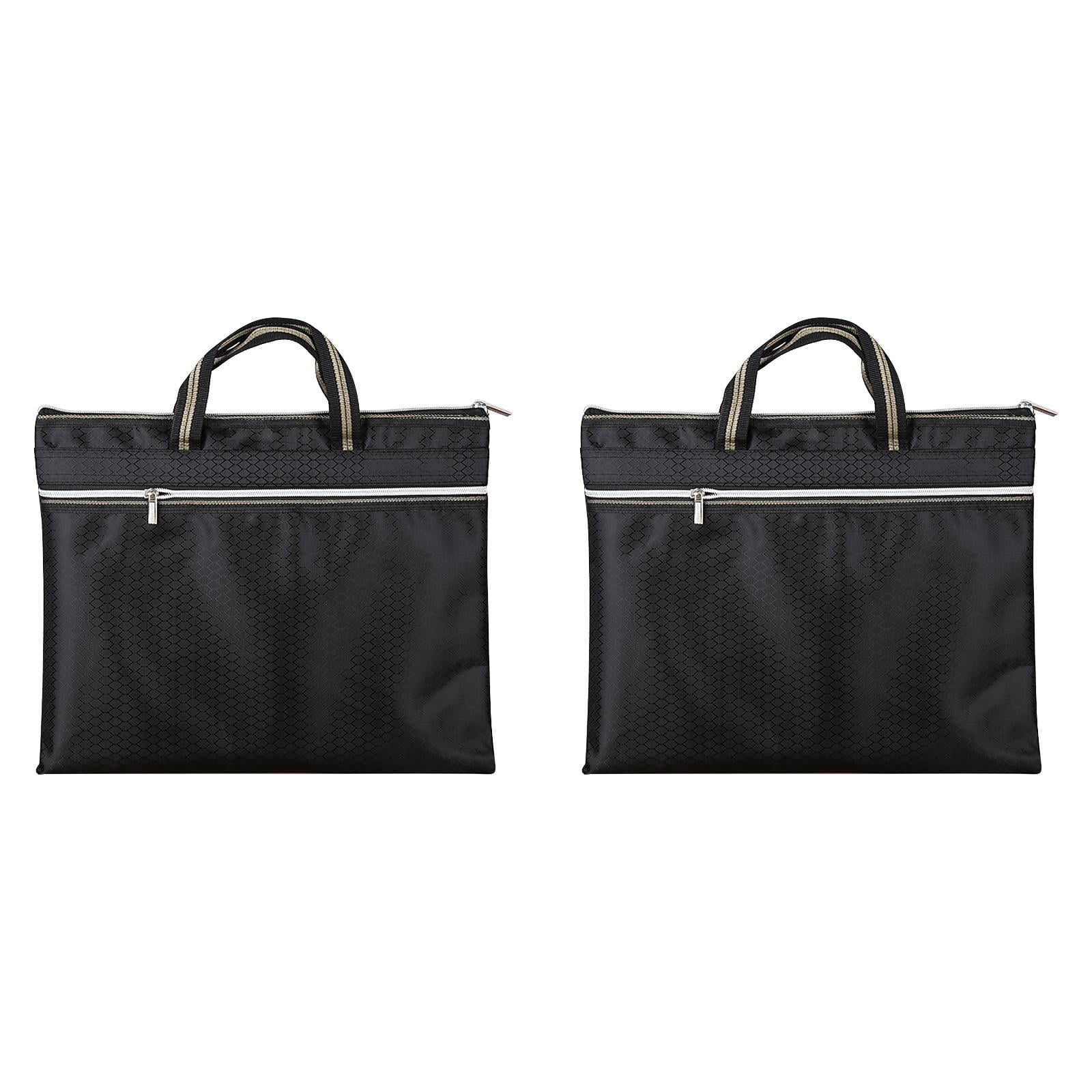 witspace Fireproof Document Bag Two Pockets Two Zippers,Fireproof Safe ...