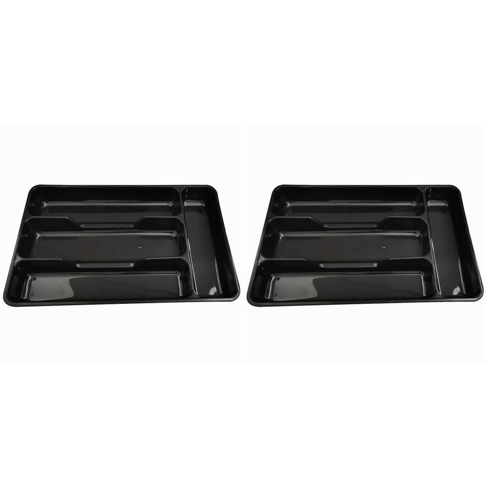 witspace Flatware Storage Plastic Silverware Tray Kitchen Tool Drawer ...