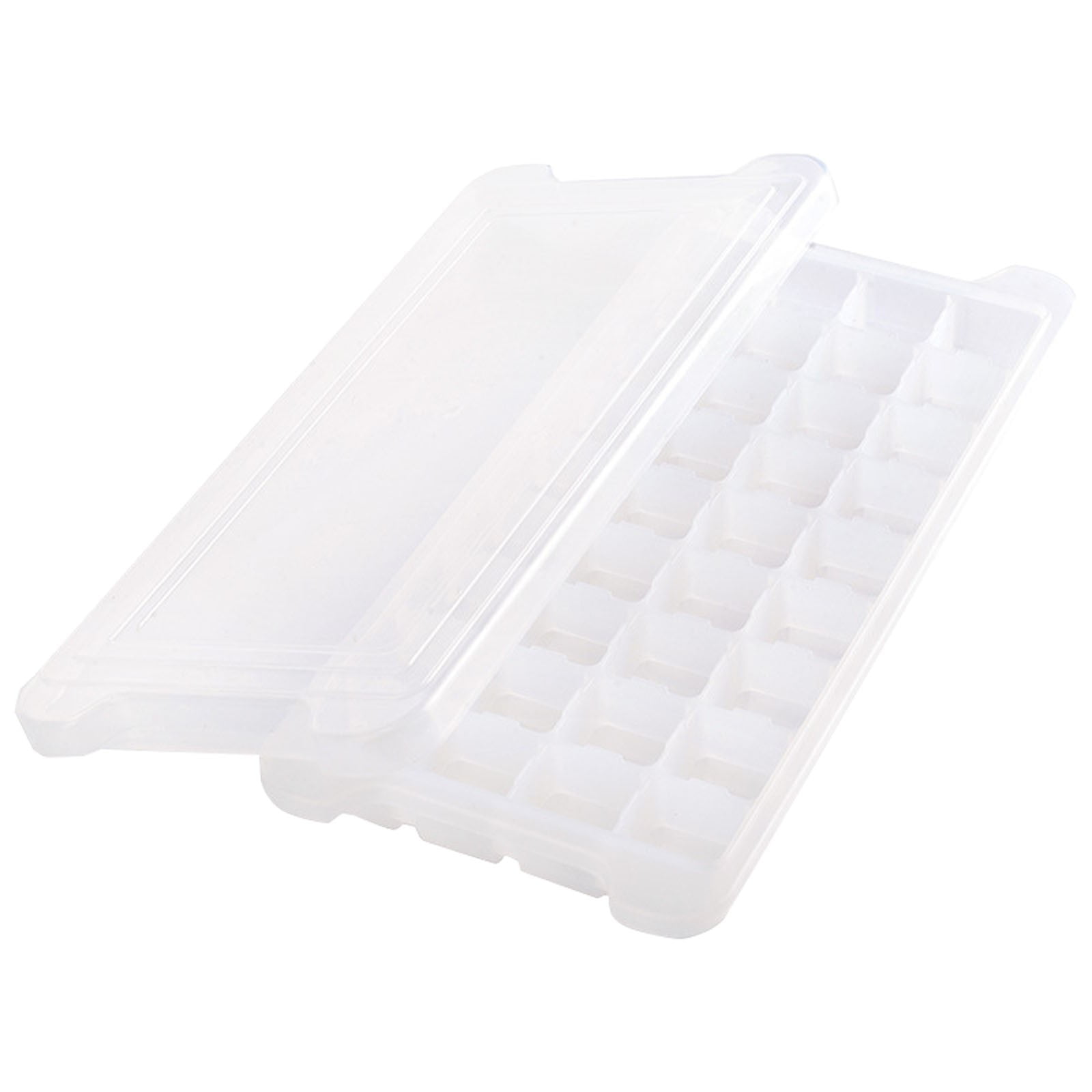 witspace Food-grade Silicone Ice Cube Tray with Lid for Freezer, Easy ...