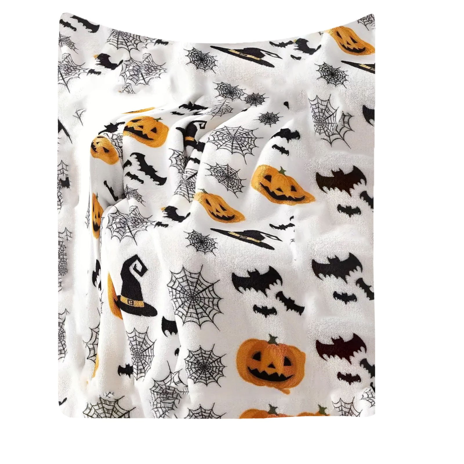 witspace Halloween Throw Blanket - Printed Pumpkin Blanket for ...
