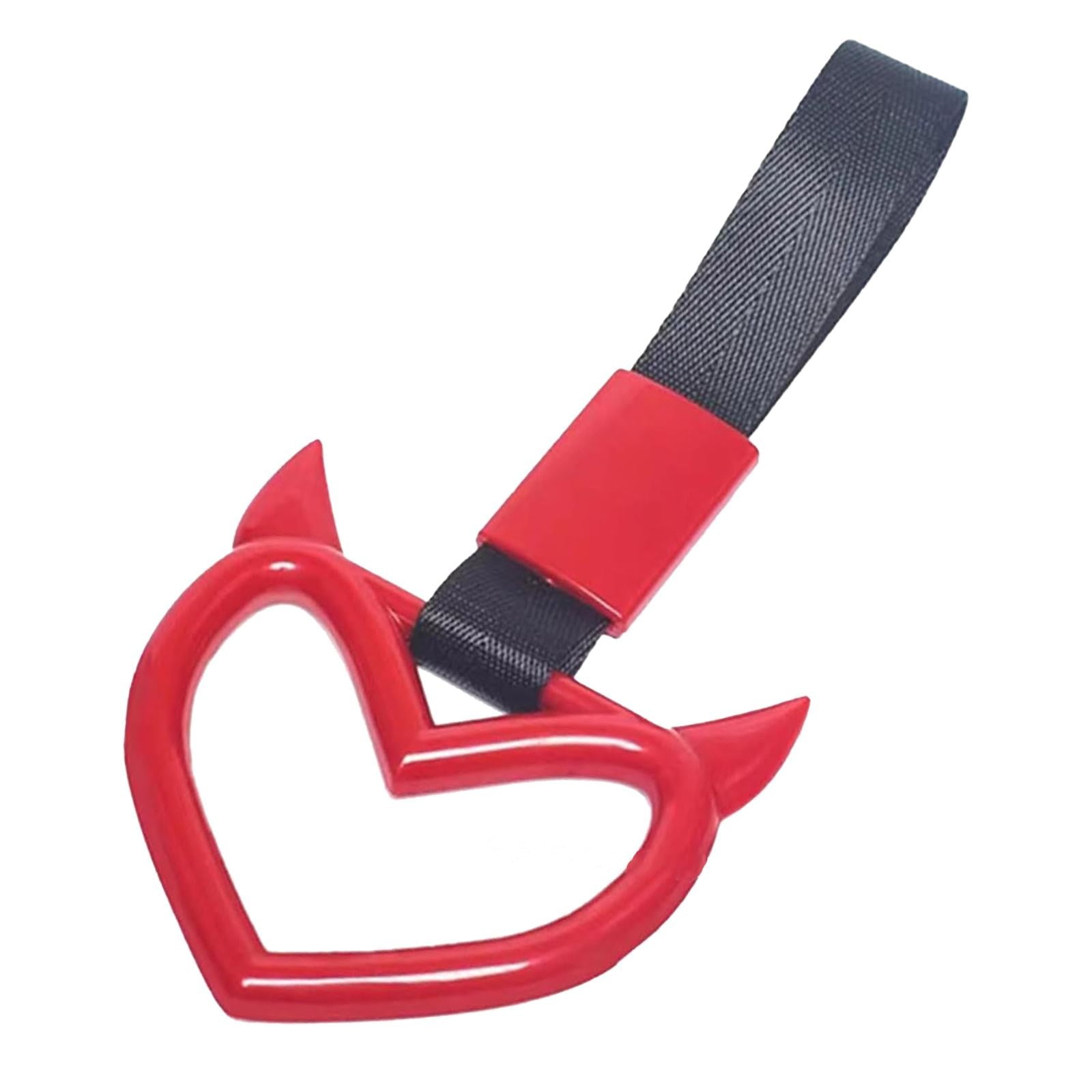 witspace Heart Handle Ring Bumper Warning Car Accessory Heart Hand ...