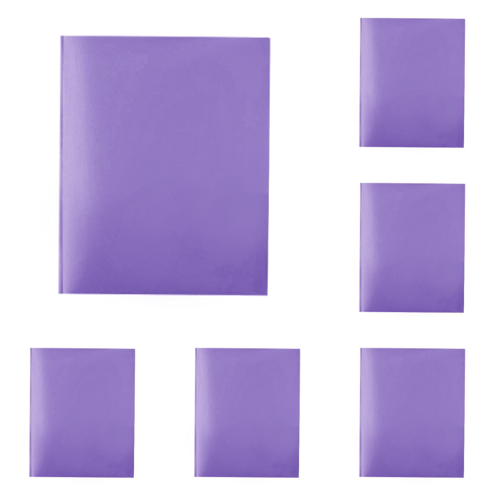 witspace Heavy Duty Plastic Folders with Pockets and Prongs, Extra ...