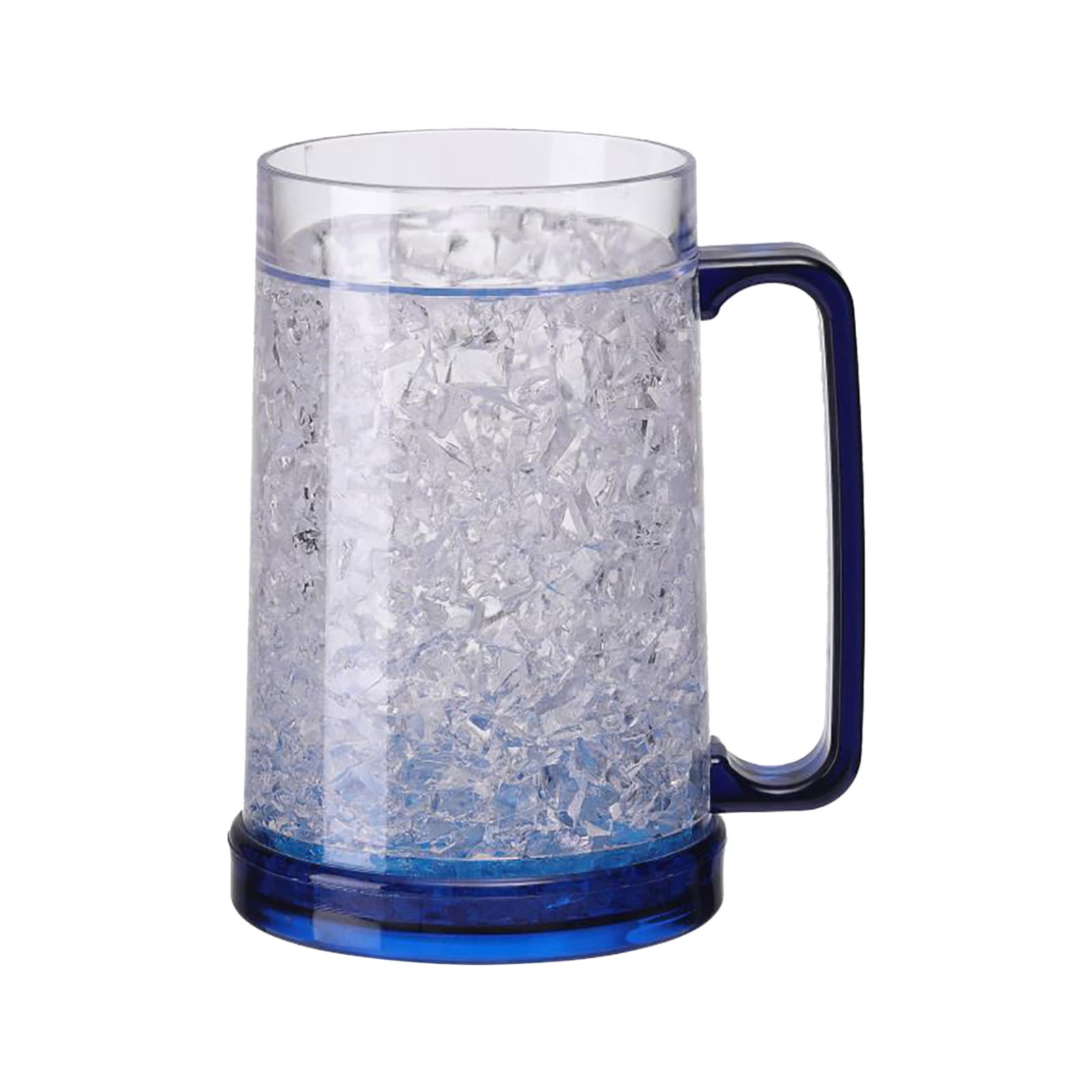 witspace Home Freezer Beer Mugs, Double Wall, Insulated with Liquid Gel ...