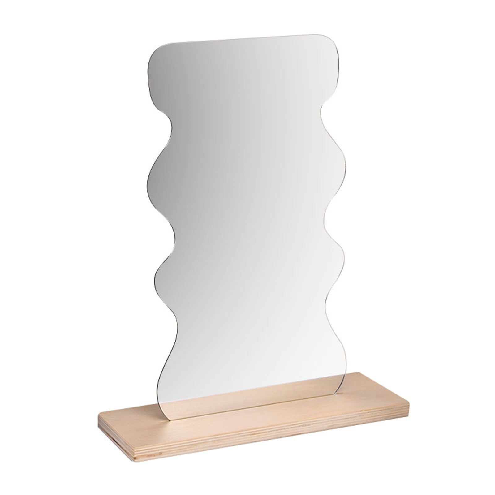 witspace Irregular Aesthetic Vanity Mirror Frameless, Table Frameless ...