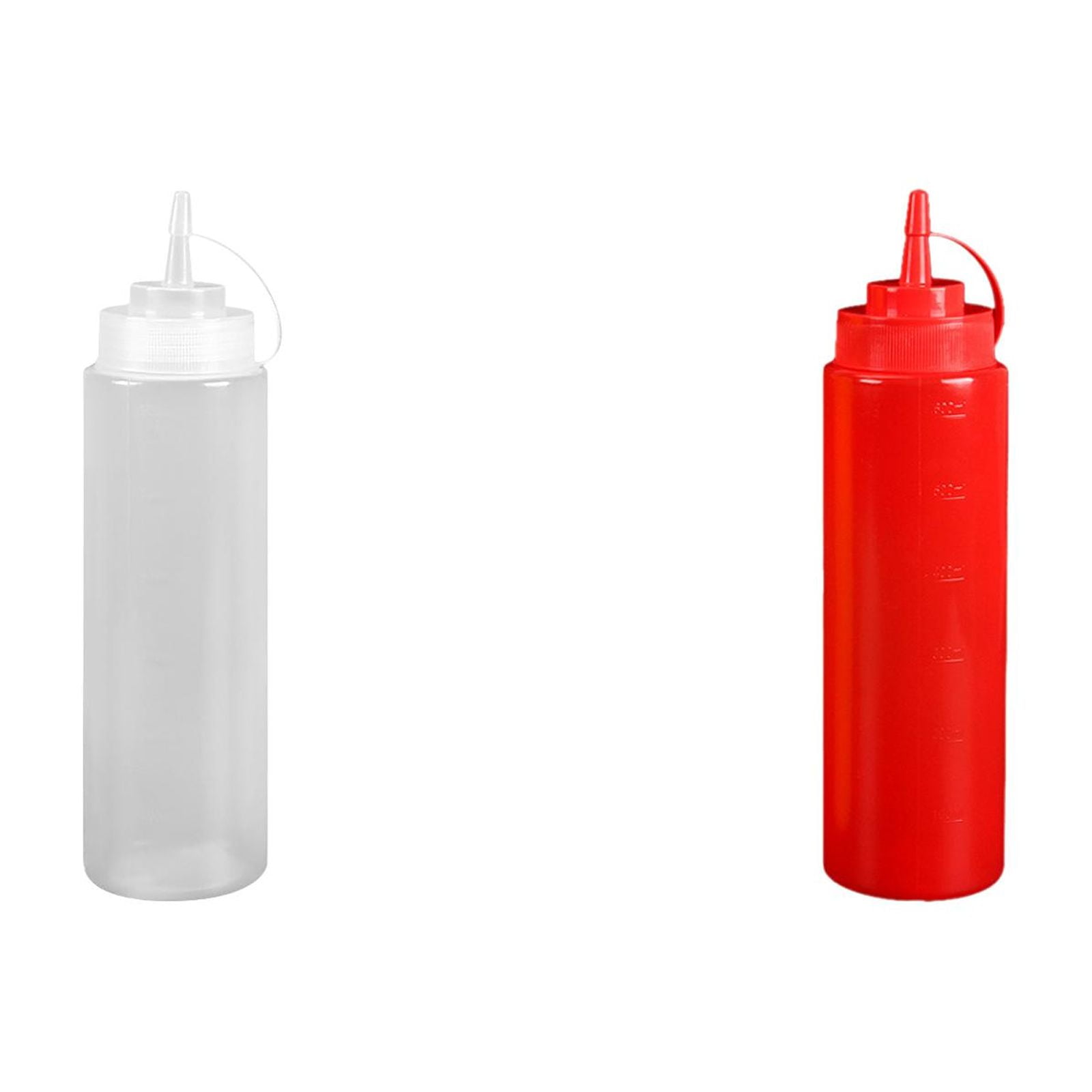 witspace Ketchup Squeeze Bottles - 24 OZ Plastic Condiment Squeeze ...