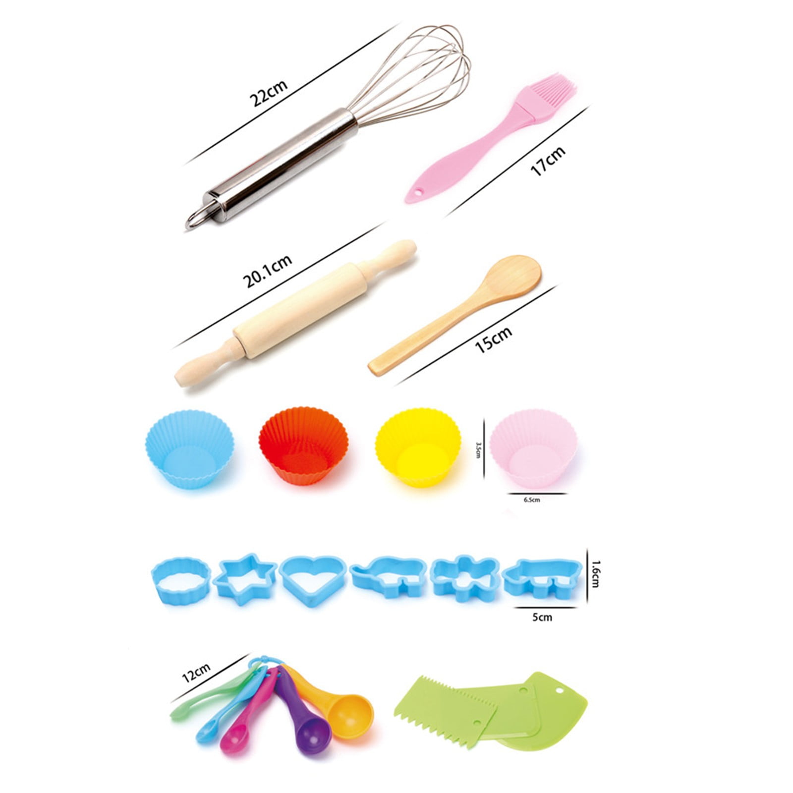 witspace Kids Cooking & Baking Set for Girls and Boys- 24 Pcs Child ...