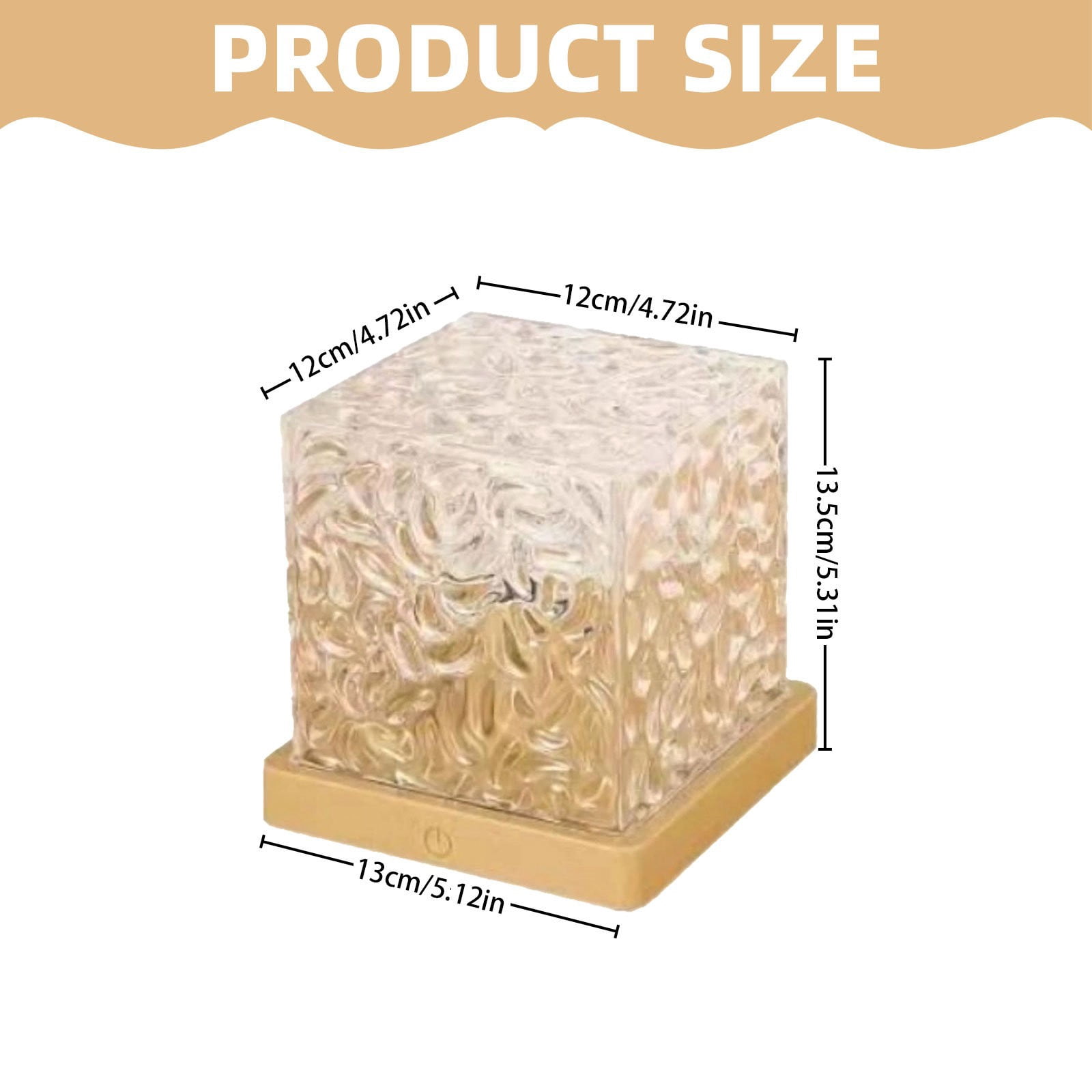 witspace LED Night Light, Stress Lamp Upgraded Cube Lamp Glow Lamp Cube ...