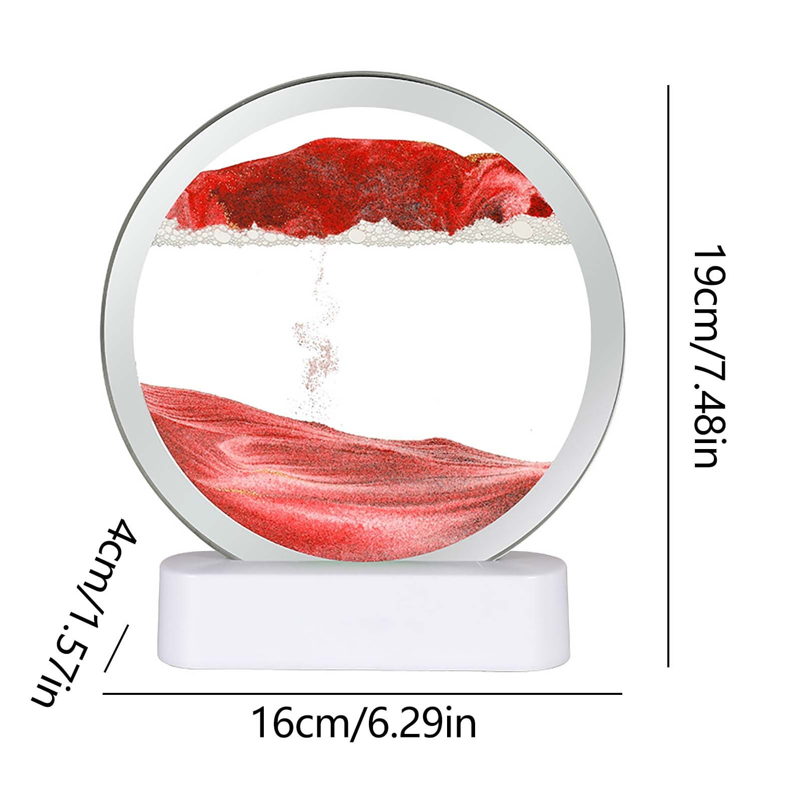 witspace LED Night Light, YMoving Sand Art Picture Color Changing ...