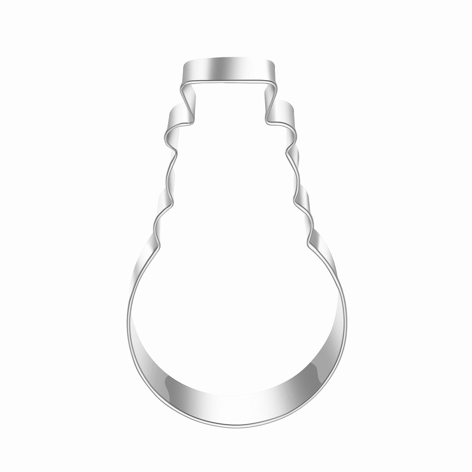 witspace Large Christmas Cookie Cutters, 4" Holiday Cookie Cutters ...