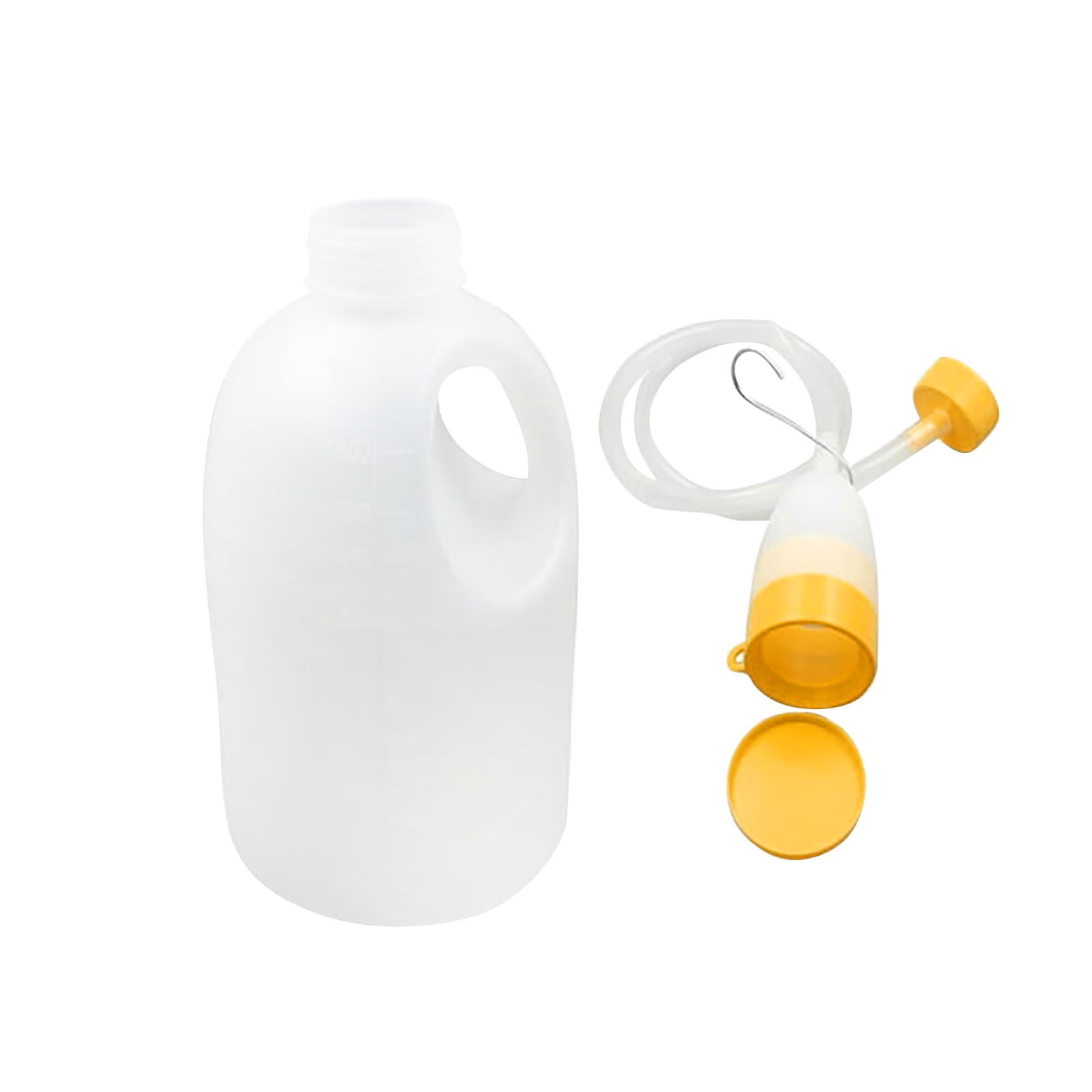 witspace Men's Potty with Lid and Funnel, Portable Pee Bottle for Men ...