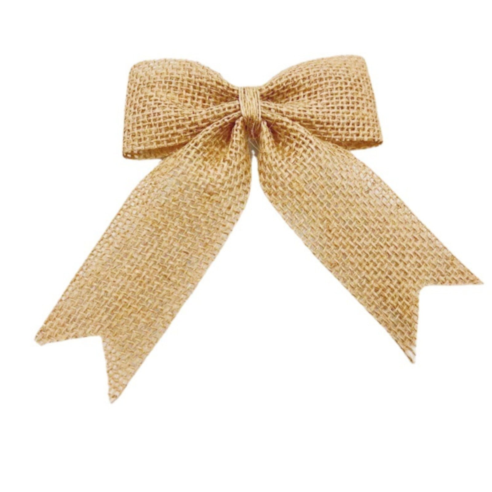 witspace Natural Bows Rustic Gift Bows Christmas Wreath Bows Handmade ...