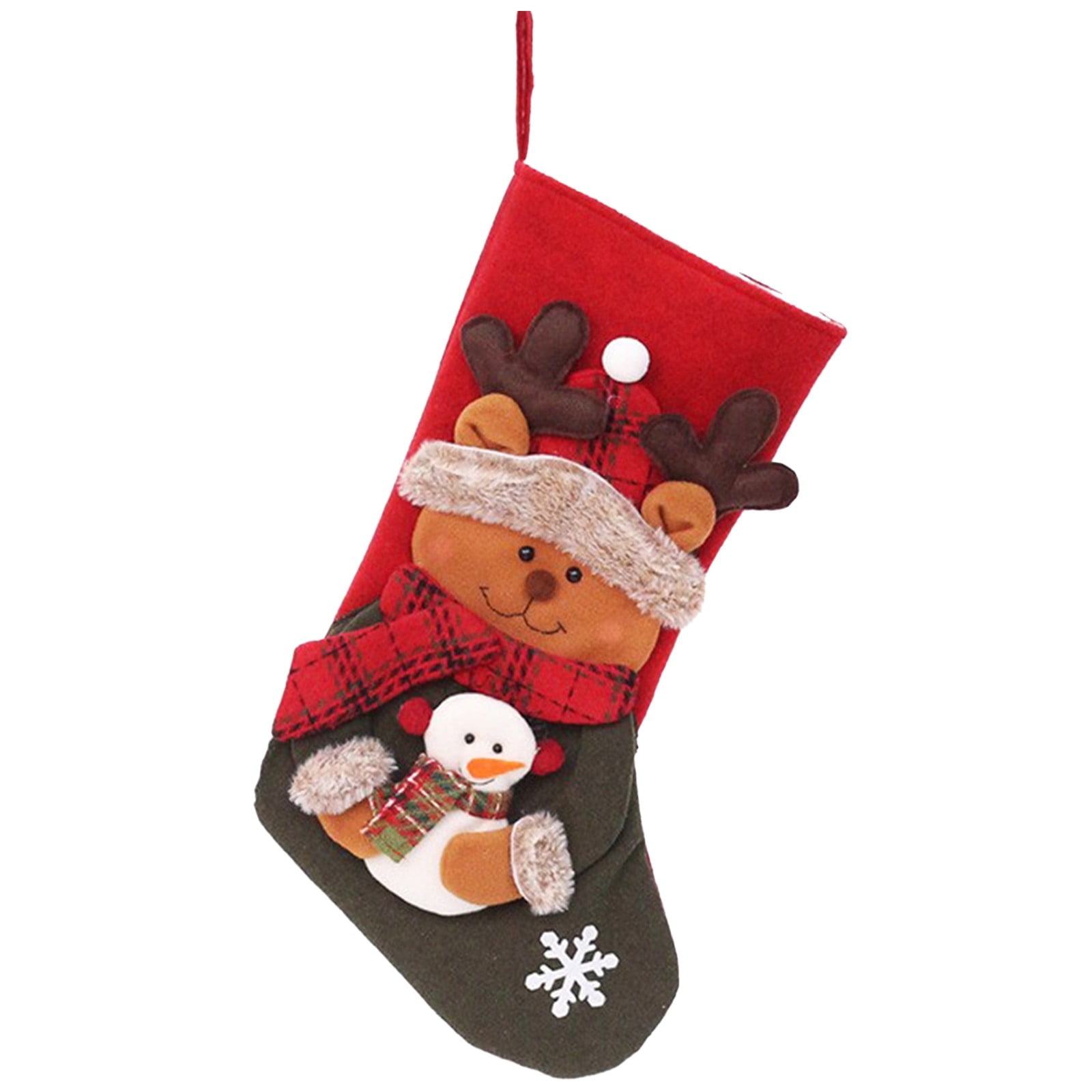 witspace Personalized Christmas Stocking 3D Christmas Stocking Santa ...