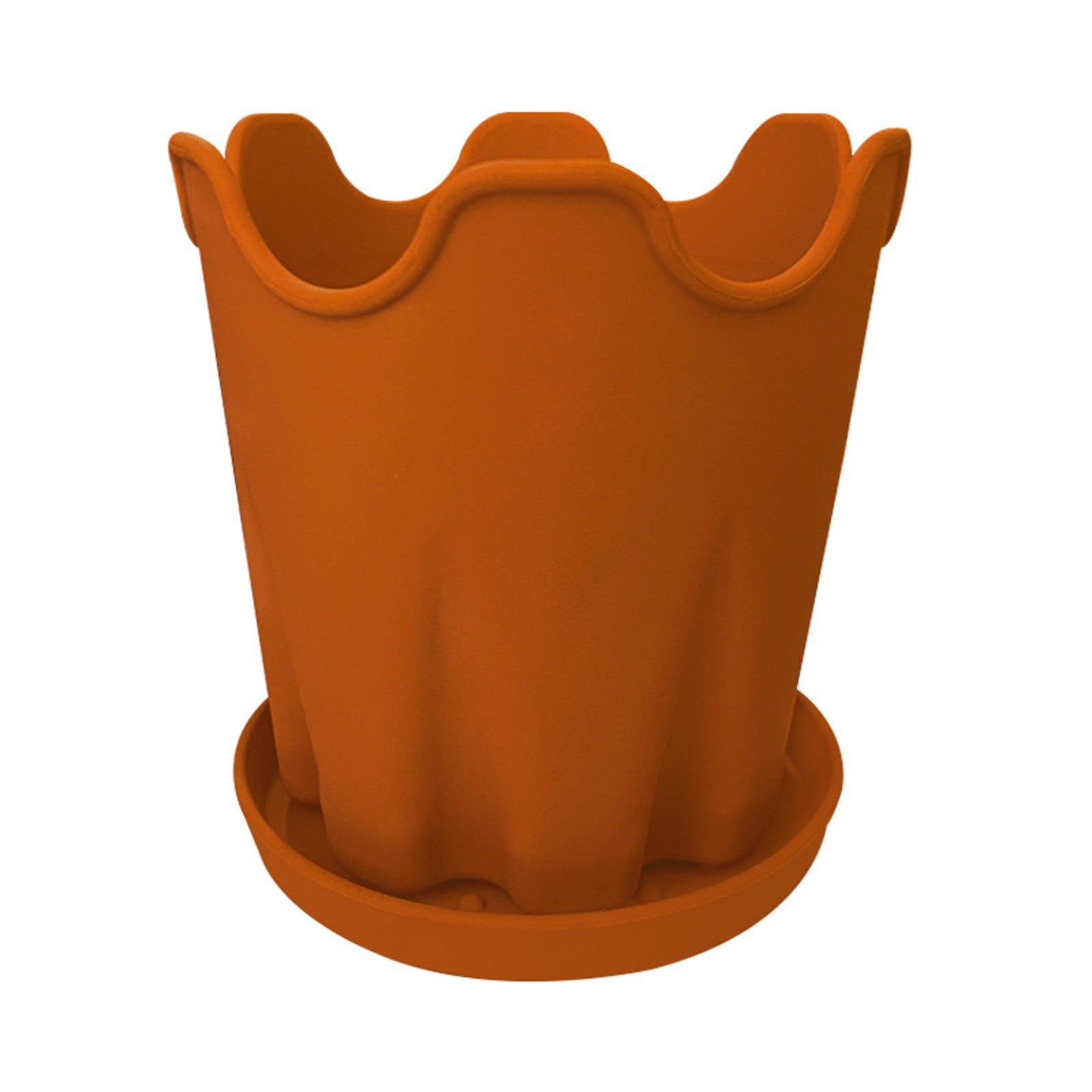 witspace Plant Pots Simple Silicone Flower Pot Creative Desktop Round ...