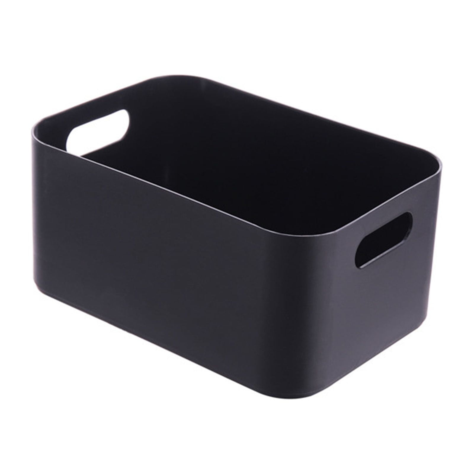 witspace Plastic Storage Bins with Handles, Solid Color Storage Box ...