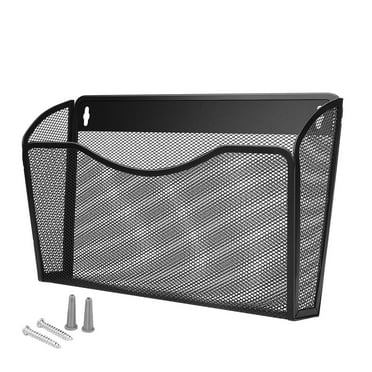 EasyPAG 3 Pocket Wall File Holder,Mesh Hanging File Organizer ,Vertical ...