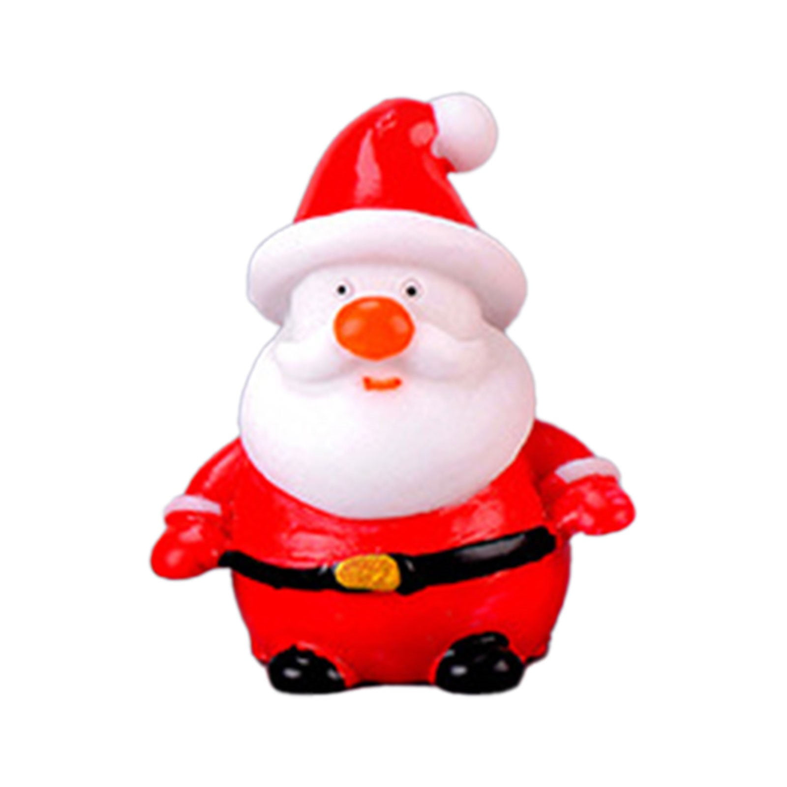 witspace Santa Claus Ornament, Resin Santa Clause Decoration Tiny Santa ...