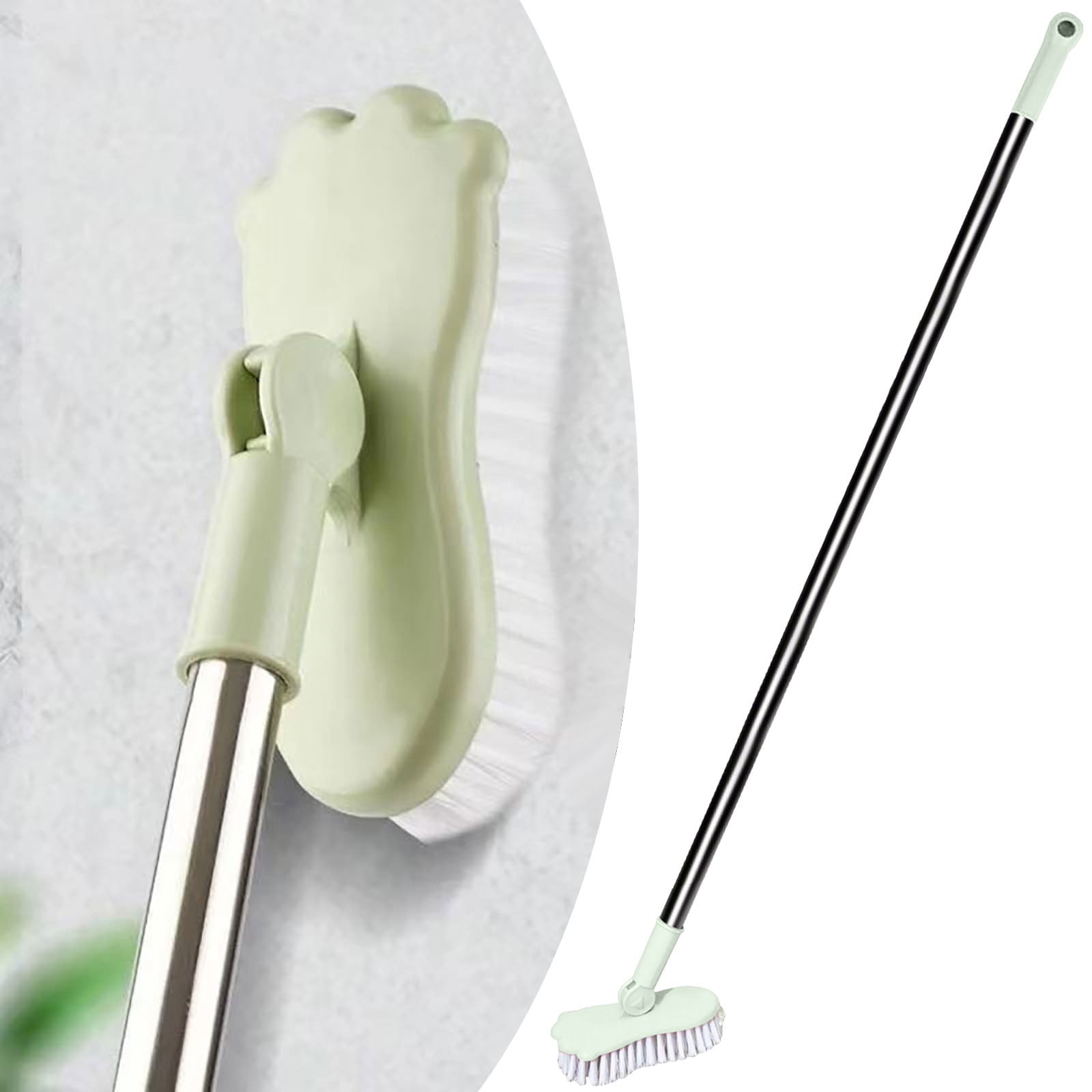 witspace Shower Cleaner Brush, Stiff Bristle Broom, Tub Tile Scrubber ...