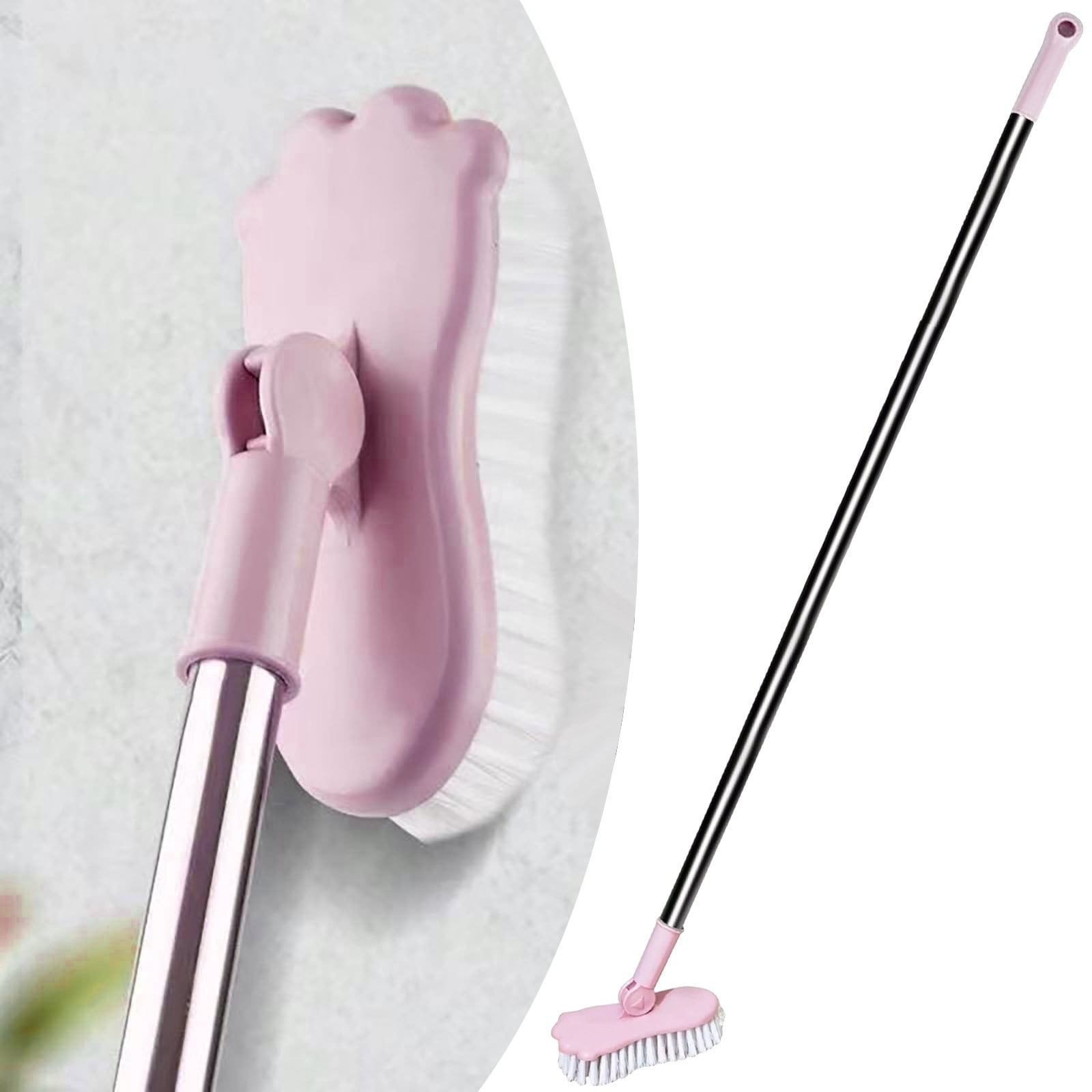 witspace Shower Cleaner Brush, Stiff Bristle Broom, Tub Tile Scrubber ...