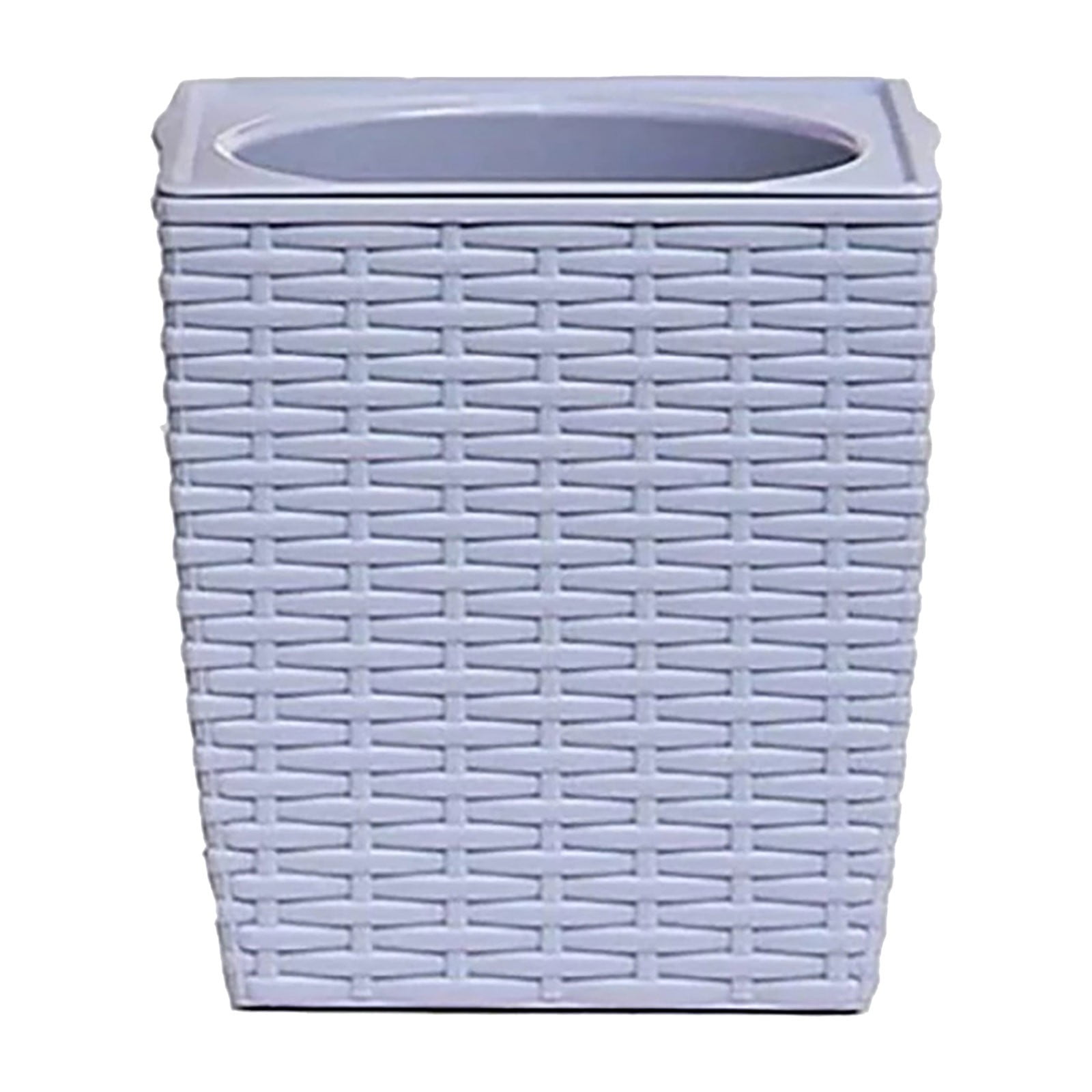 witspace Square Flower Pot Creative Woven Rattan Plastic Flower Pot ...