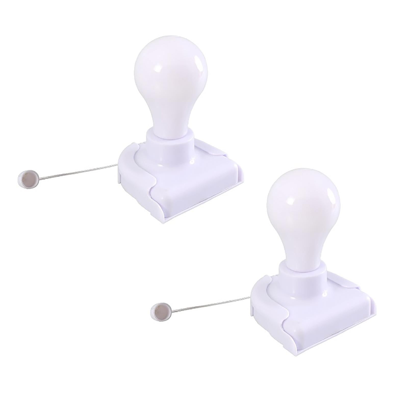 witspace Stick-Up Battery Operated Light Bulb, Battery Powered Wireless ...