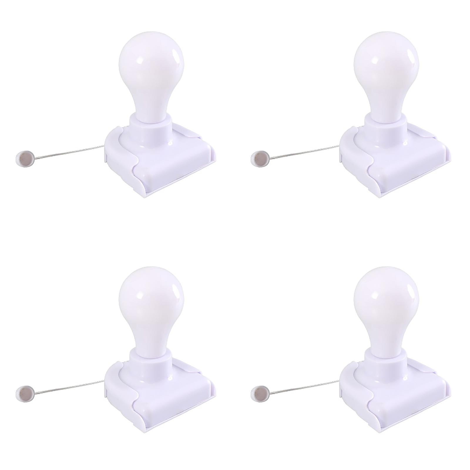 witspace Stick-Up Battery Operated Light Bulb, Battery Powered Wireless ...