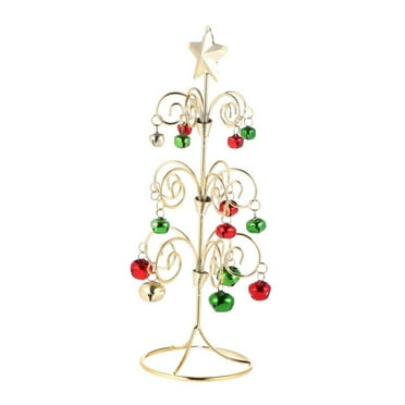 Tabletop Metal Christmas Tree Wrought Iron Ornament Display Stand ...