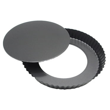 Two 9 inch Heavyweight Steel Pie Pans, Non-Stick, Even Heating for ...