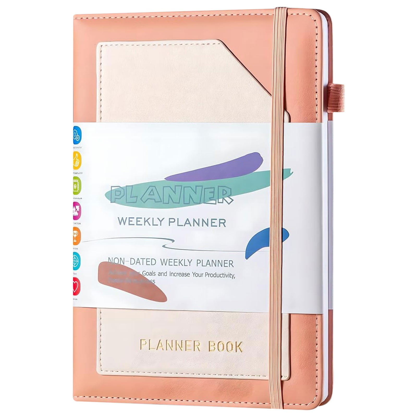 witspace Undated Weekly Planner, Simplified Weekly & Monthly Calendar ...