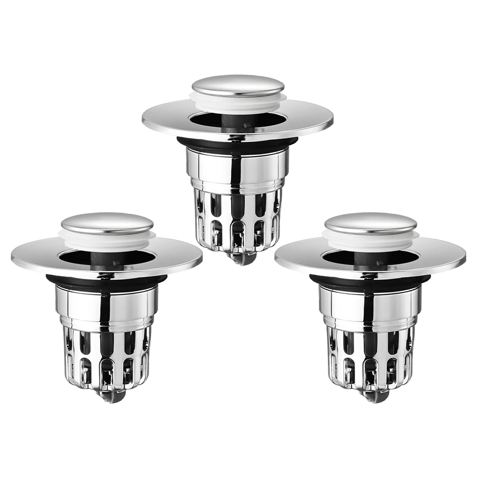 witspace Universal Bathroom Sink Stopper, Plastic Wash Basin Drain ...