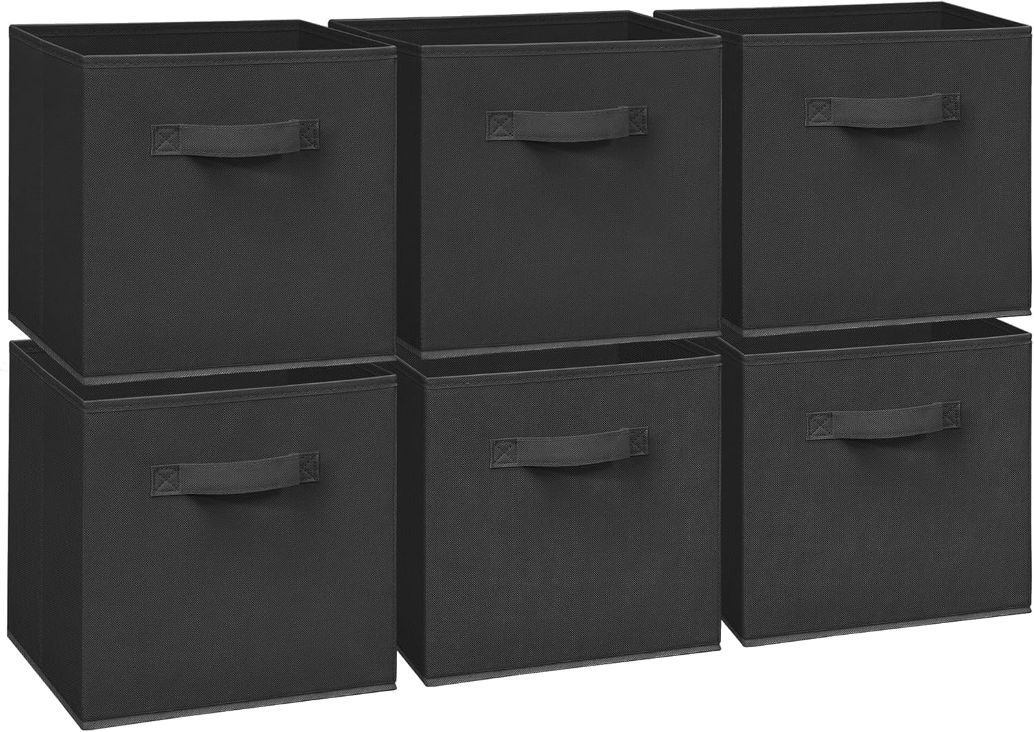 wmqydxg 11 Inch Fabric Storage Cubes Sturdy Foldable Storage Bins Heavy ...