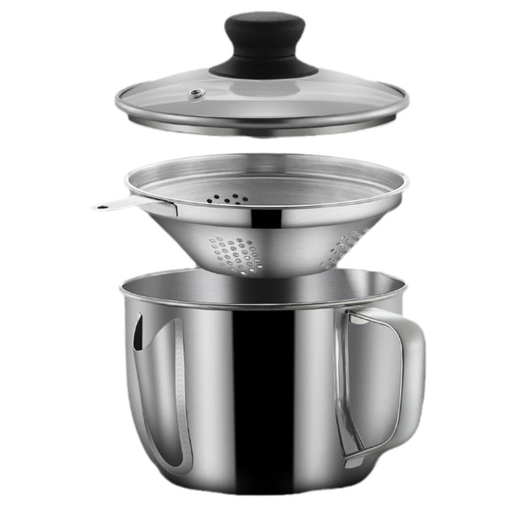 wnpxqnt Fat Separator jug Sauce Separator, Fat Oil Skimmer with lid ...
