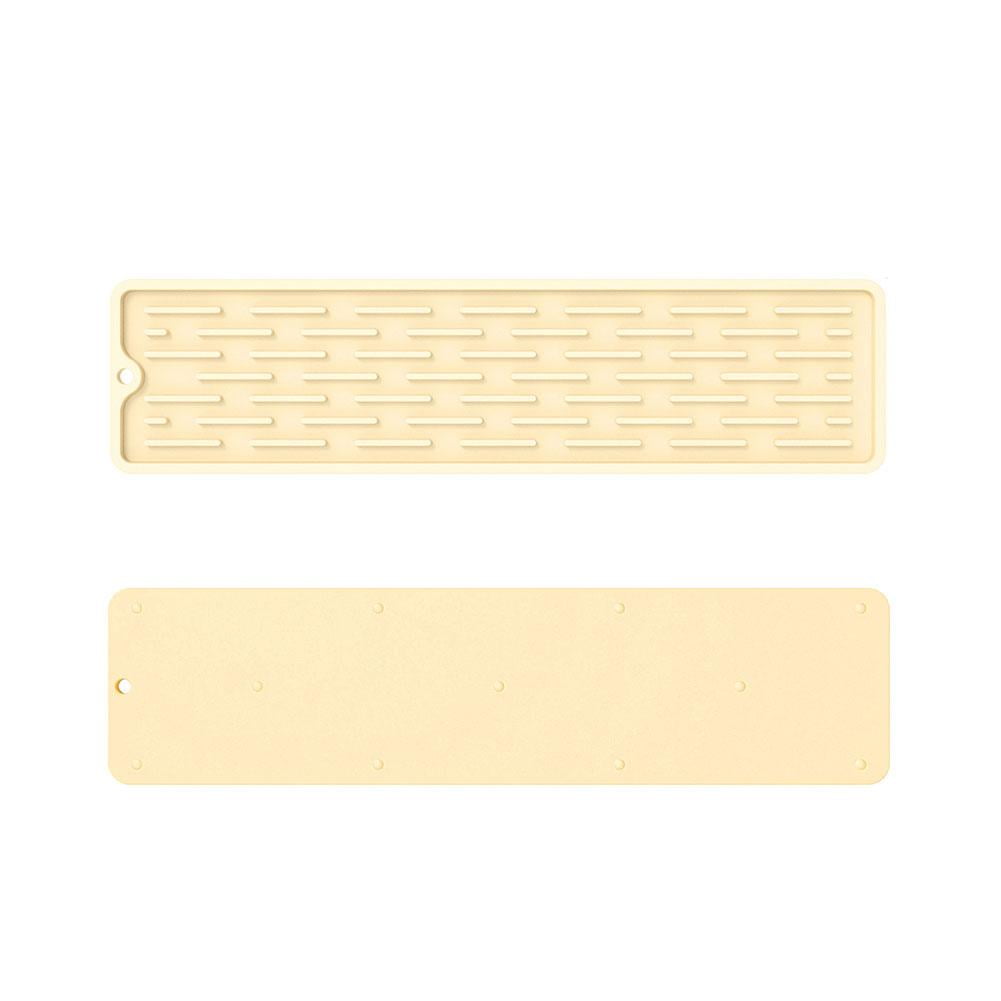 wnpxqnt Faucet Splash Pad Silicone Sink Faucet Splash Guard Mat Drain ...